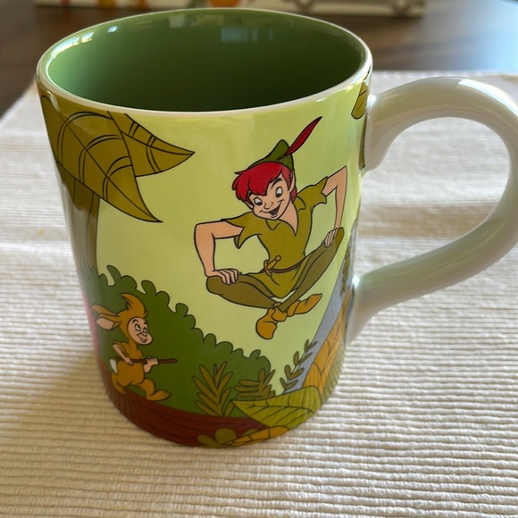 Disney | Dining | Disney Peter Pan Coffee Mug Cup Green | Poshmark